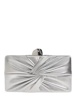 Cult Gaia Logo Clutch - Silver