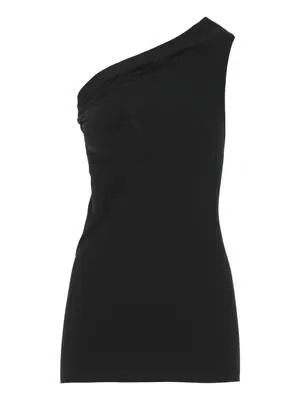 Rick Owens One-shoulder Draped Top - Black