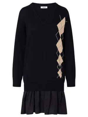 Liu Jo Short Knit Dress - Black