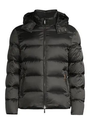 MOORER Brett Hooded Down Jacket - Green