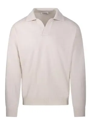 ROBERTO COLLINA Skipper Knitted Polo Shirt - No