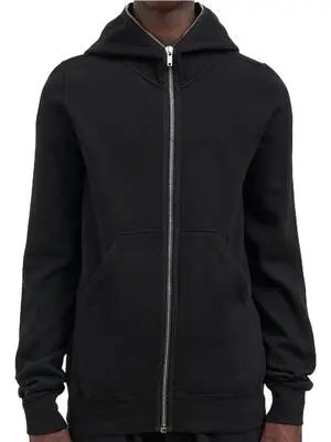 Rick Owens Gimp Zip-up Hoodie - Black