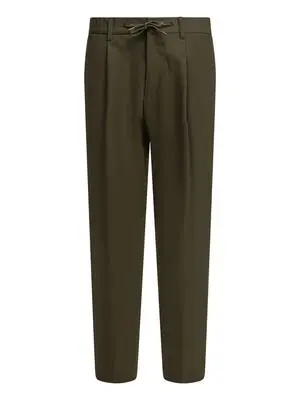 Herno Elastic-waist Casual Trousers - Green