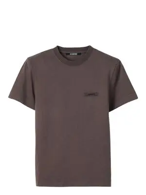 Jacquemus Crew-neck Short-sleeve T-shirt Brown