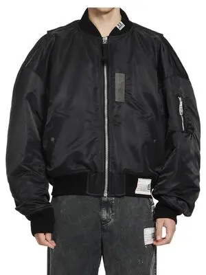Mihara Yasuhiro Layered Bomber Jacket - Black