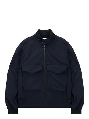 Nanamica Alphadry Field Jacket With Long Sleeves - Deep Navy Blue