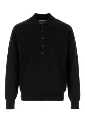 Dries Van Noten Long-sleeved Knitted Sweater - Black