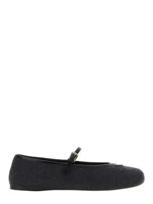 Prada PRADA Cashmere Ballet Flats No