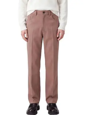 Marni Straight-leg Virgin Wool Blend Trousers - Brown