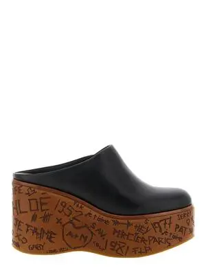 Chloé Wedge Shoes - Black