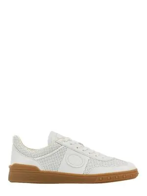Valentino Garavani Upvillage Perforated Nappa Trainers With Vlogo Signature - White