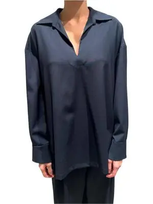 Max Mara Long-sleeved Shirt - Black