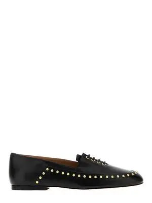 JIL SANDER Elyss Studded Ballet Flats - Black