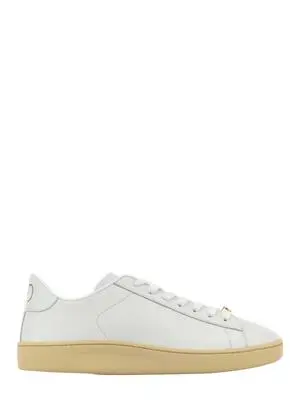 Valentino Garavani Royco Calfskin Trainers With Vlogo Signature - White