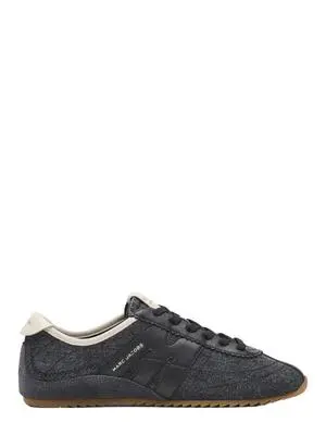 Marc Jacobs The 400 Bleecker Runner Leather And Technical Fabric Sneakers Grey