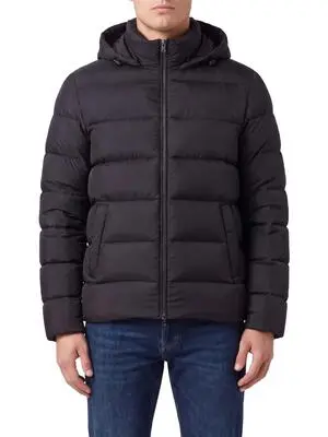 Herno Hooded Water-repellent Quilted Nylon Down Jacket - Charcoal