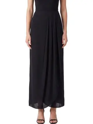 MAISON MARGIELA High-waisted Maxi Pencil Skirt - Black