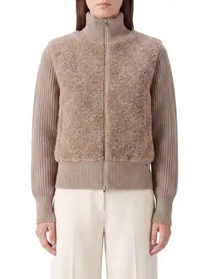 Herno Zip-up Sweater - Rope