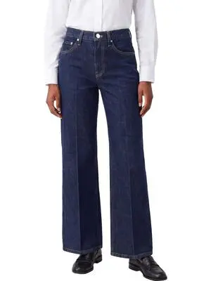 Khaite Wide-leg Jeans - Denim