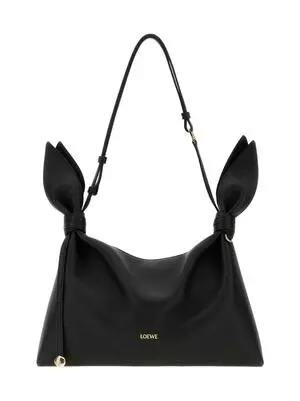 Loewe Knotted Shoulder Bag - Black