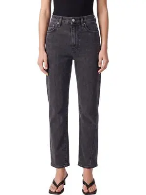 TOTEME Toteme Straight Leg Jeans Grey