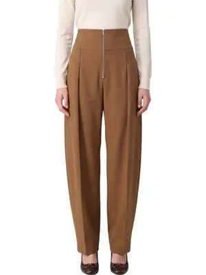 SALVATORE FERRAGAMO Ferragamo High-Waisted Pleated Wide-Leg Trousers