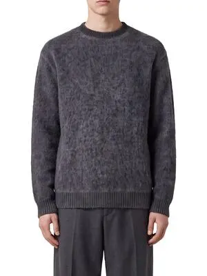 Avant Toi Slim Fit Merino Wool And Alpaca Crewneck Jumper - Red