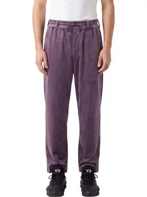 Y3 Recycled Polyester Trousers With Drawstring Waist And Belt Loops - Red
