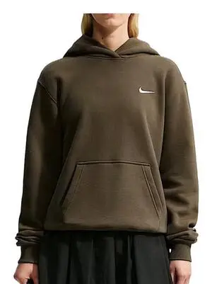 Nike Studio Fleece Medium Weight Hoodie - Dark Hazel