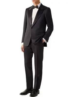Zegna Wool And Mohair Tuxedo - Black