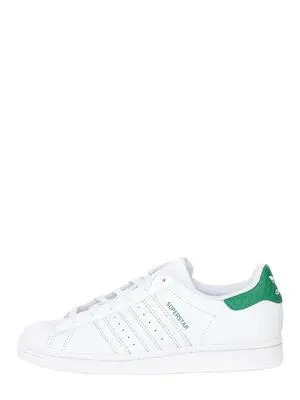 Adidas Superstar 'white Green Embossed - Cloud White/cloud White/green