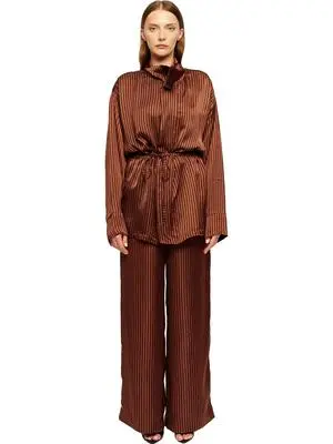 SWF Wide-leg Satin Pants - Interluded