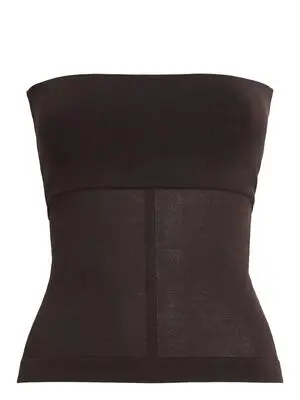 HERSKIND Herskind Bambi Strapless Ribbed Knit Top