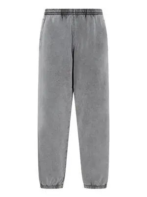Acne Studios Logo Patch Drawstring Trousers - Gray