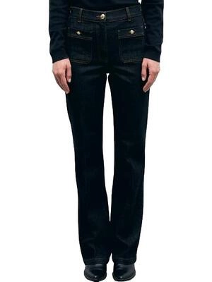 Gerard Darel Ivana High Rise Flared Jeans - Black