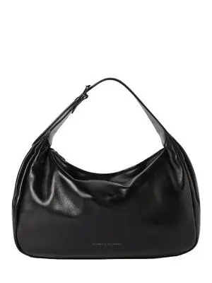 Brunello Cucinelli Boule Hobo Bag In Nappa Leather - Black