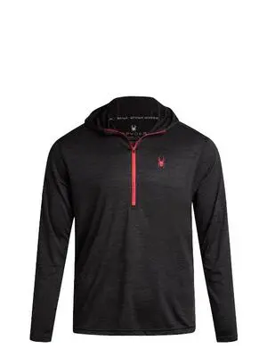 SPYDER Spyder Textured Knit Half Zip Pullover Black