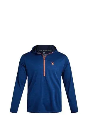SPYDER Spyder Textured Knit Half Zip Pullover Blue