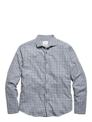 BILLY REID Hutcheson Plaid Cotton Twill Sport Shirt