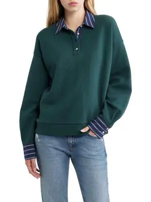 Rails Zavier Cotton Sweatshirt - Forest