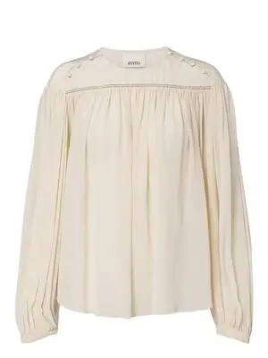 Isabel Marant Étoile Nuna Silk Blouse - White