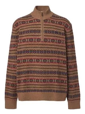 Polo Ralph Lauren Fair Isle Wool Half-zip Sweater - Multicoloured