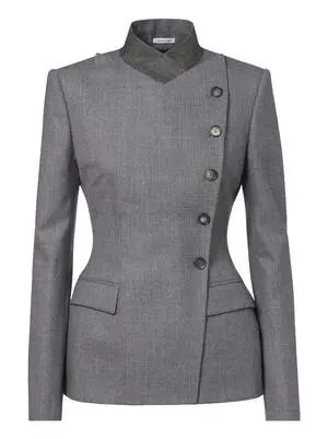 ALEXANDER MCQUEEN ALEXANDER MCQUEEN Pinstripe Peplum Blazer