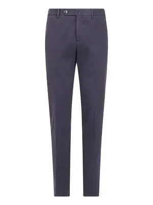 PT TORINO Cotton Blend Tailored Trousers - Brown