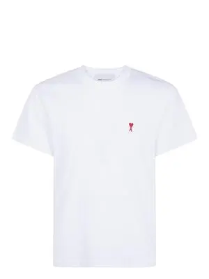 AMI Paris De Coeur" T-shirt - White