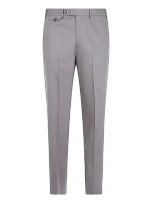 PT TORINO Wool Blend Tailored Trousers - Gray