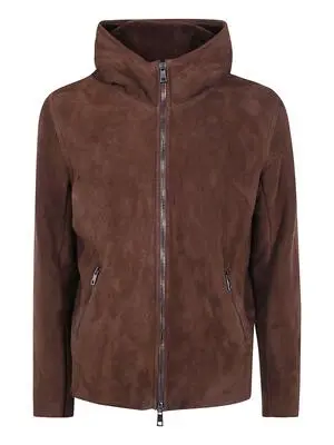 GIORGIO BRATO Leather Jacket - Brown