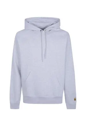 Carhartt Work In Progress Sweatshirt Hooded "chase - Gray