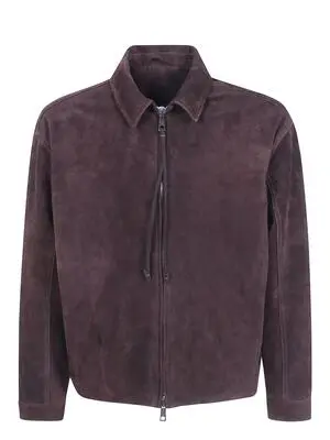 GIORGIO BRATO Suede Jacket - Brown