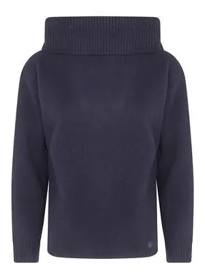 LOULOU DE SAISON Lou Lou De Saison "Sibyl" Off-Shoulder Cashmere Blend Sweater